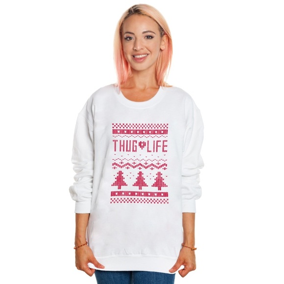 Gildan | Sweaters | Thug Life Sweater | Poshmark